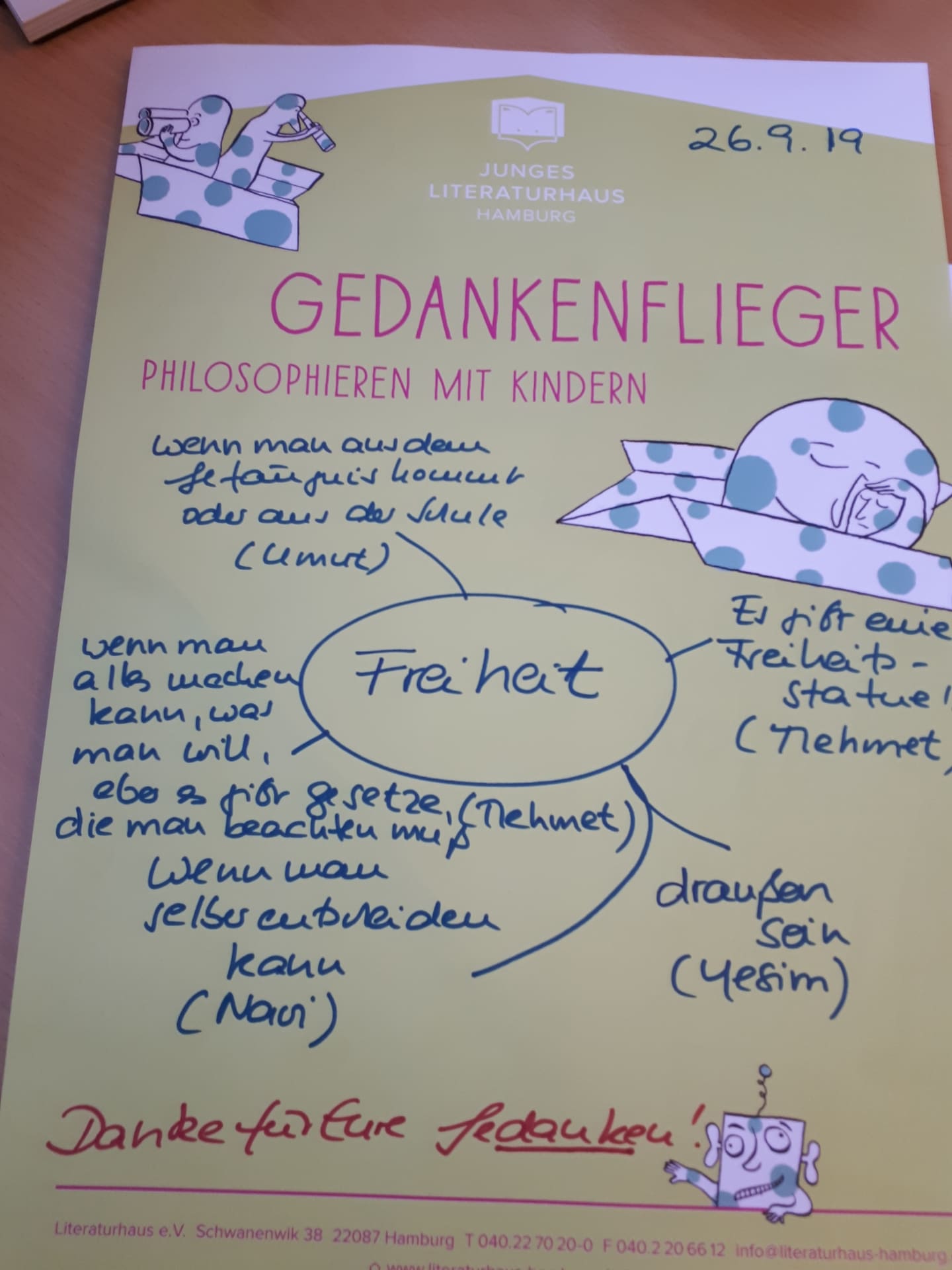 Am 26. März: Philosophieren mit Jörg Bernardy – Gedankenflieger